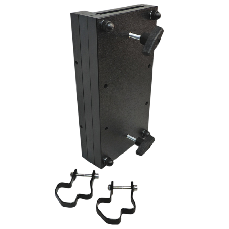 Support pour tronçonneuse fixée sur arceau