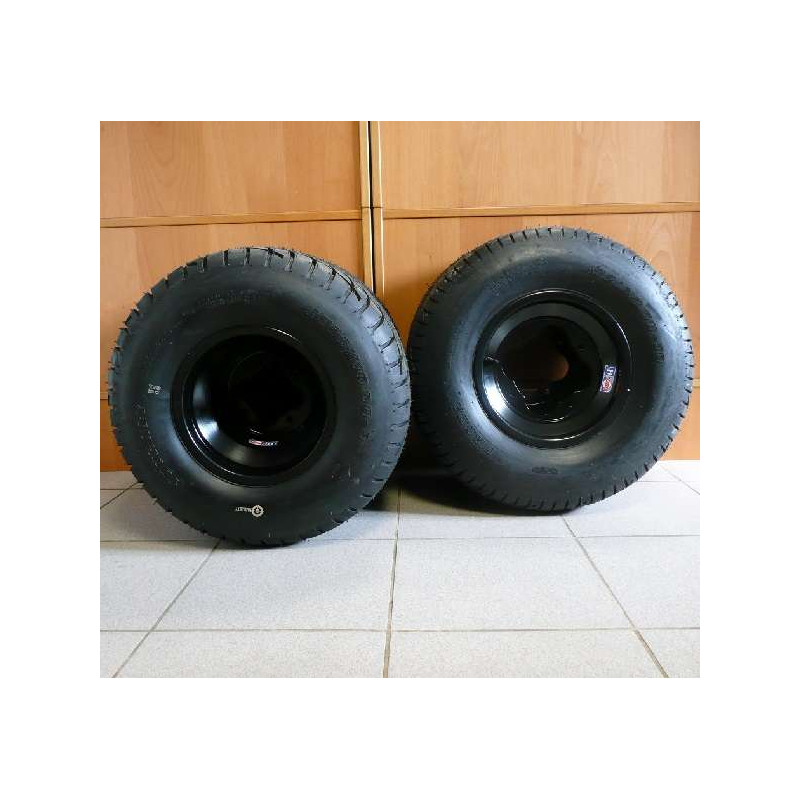 PACK JANTES DWT A5 NOIRES SUPERQUADEUR ET PNEUS ROUTE ART PATHWAY ...